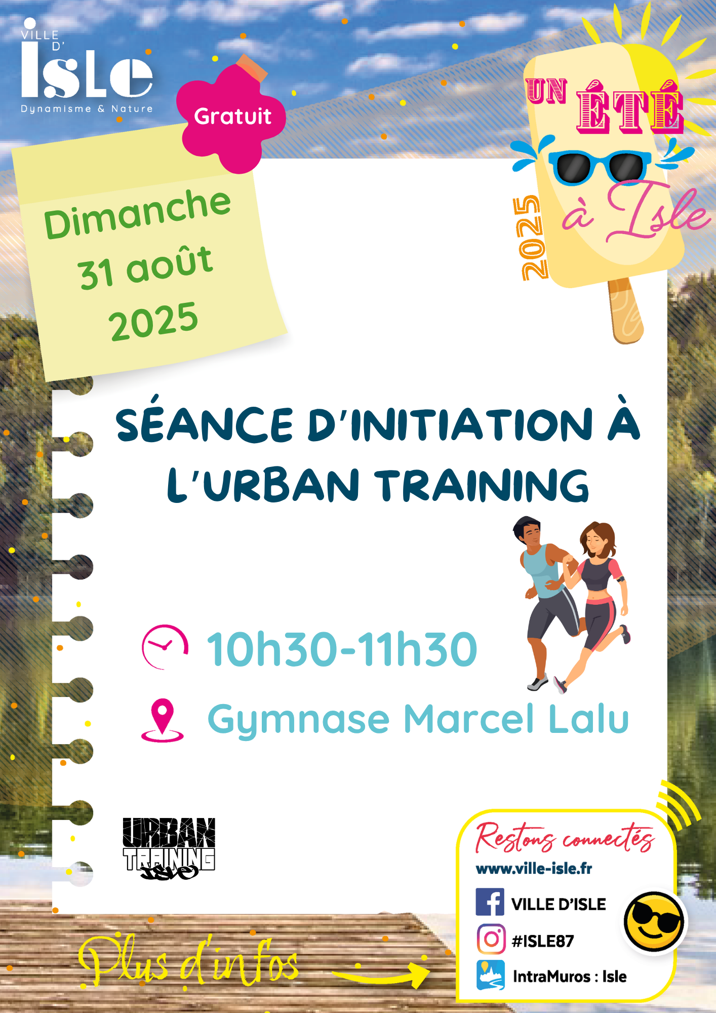 Séance d’initiation à l’Urban training - Site officiel de la ville d’Isle